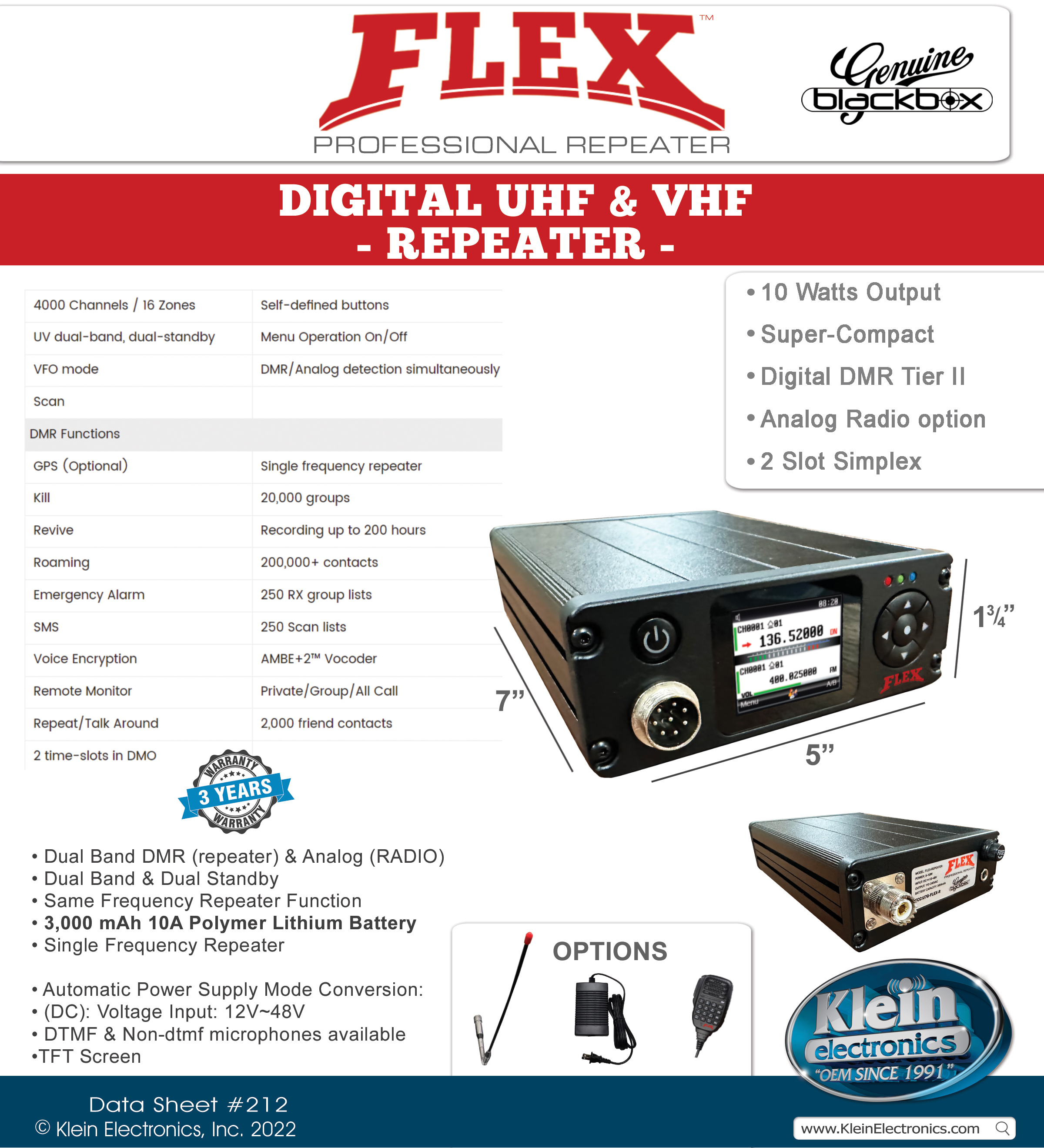 Blackbox Flex Uhf And Vhf Dmr Repeater
